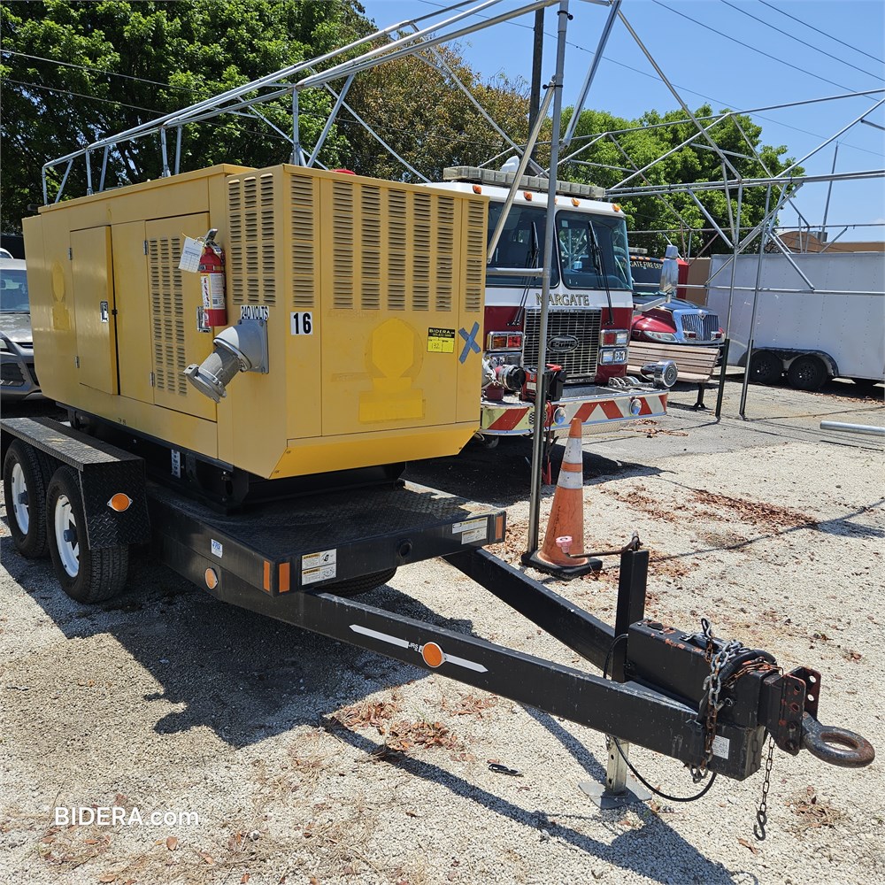 BIDERA Government Auctions - 2007 JRSK GENERAC SD100 GenSet Trailer