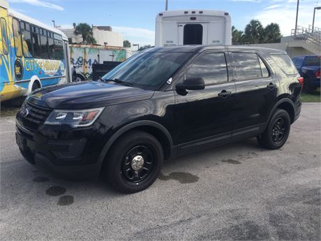 BIDERA Government Auctions - 2018 Ford Explorer Police Interceptor AWD