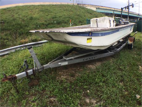 BIDERA Government Auctions - Carolina Skiff 19 with Spray Rig