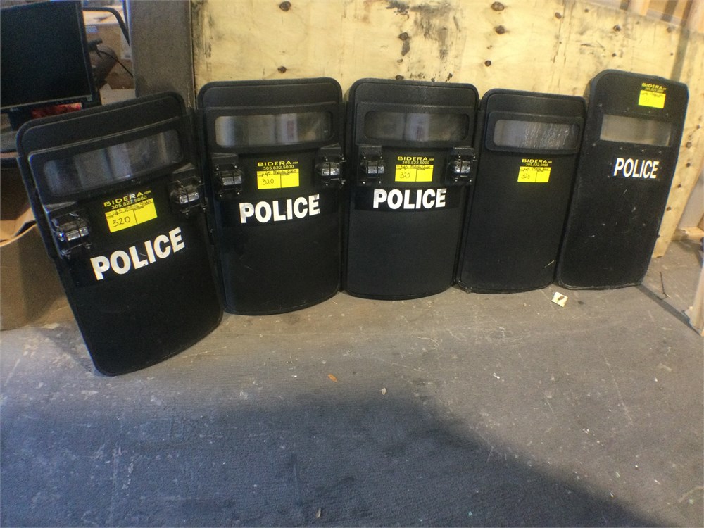 BIDERA Government Auctions - (5) Ballistic Tactical Police Riot Shields