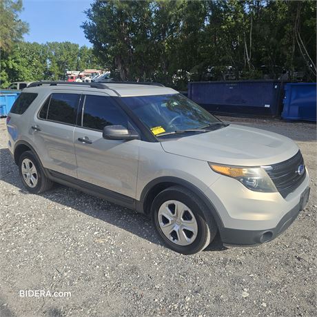 BIDERA Government Auctions - 2015 Ford Explorer Police Interceptor AWD ...