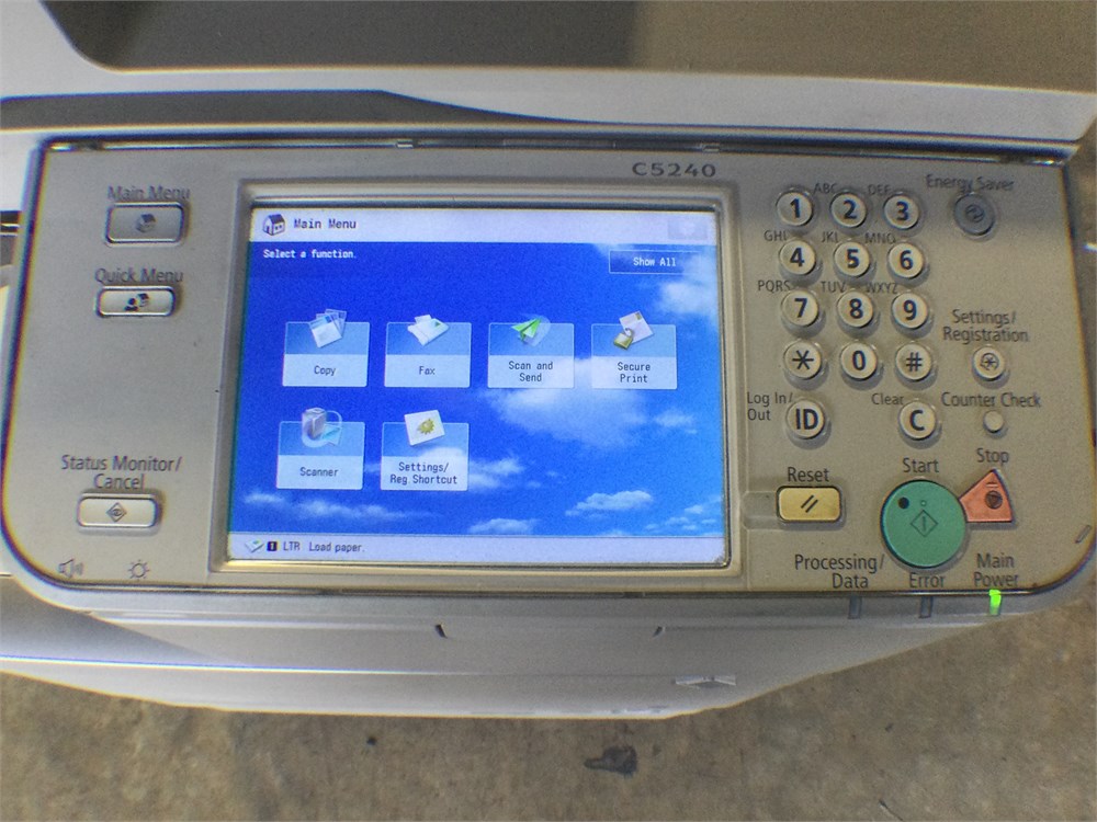 BIDERA Government Auctions - Canon ImageRunner Advance C5240 Laser All ...