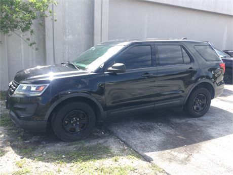 BIDERA Government Auctions - 2018 Ford Explorer Police Interceptor AWD