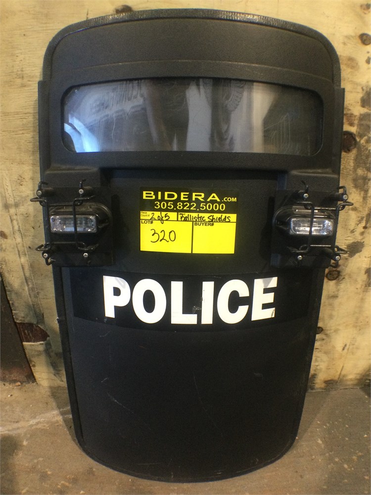 BIDERA Government Auctions - (5) Ballistic Tactical Police Riot Shields