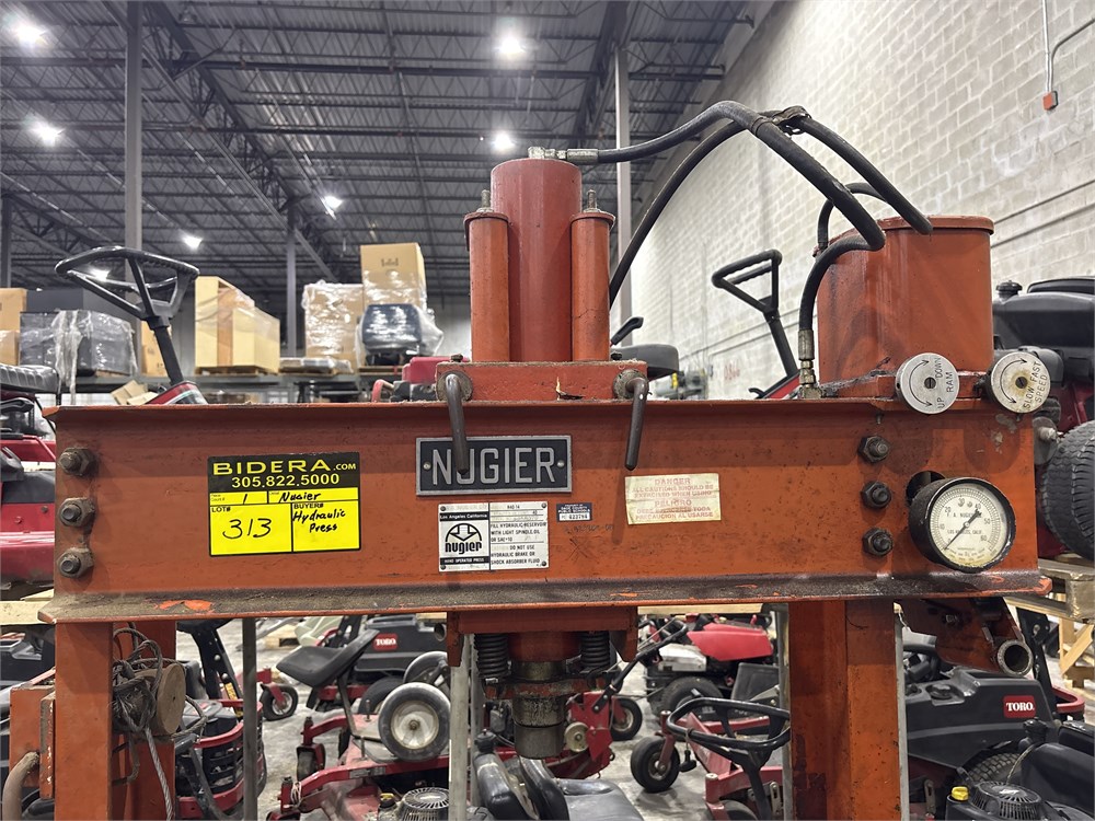 Bidera Government Auctions Nugier Hydraulic Press