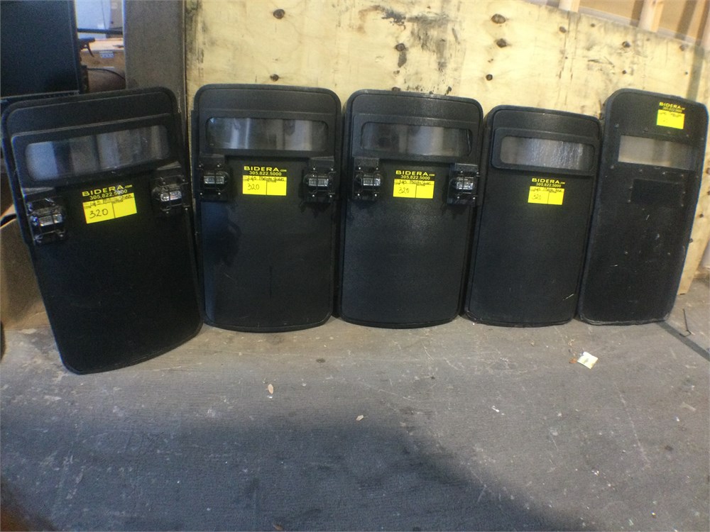 BIDERA Government Auctions - (5) Ballistic Tactical Police Riot Shields