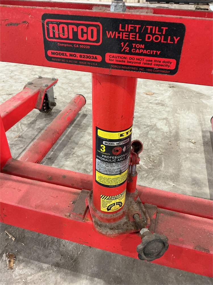 BIDERA Government Auctions - (2) Norco Lift / Tilt Wheel Dollies – 1/2 ...
