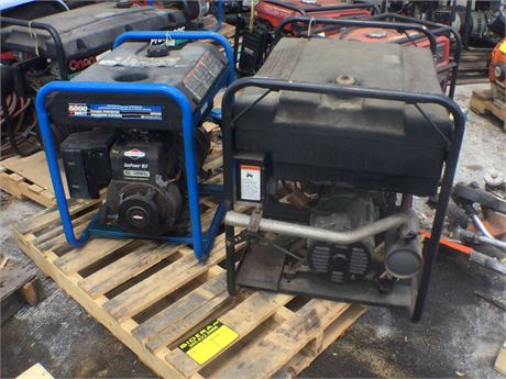 BIDERA Government Auctions - Mix lot of (02) Generators