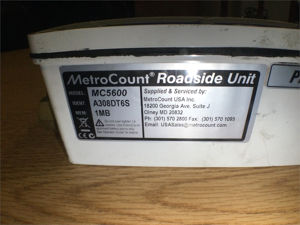 BIDERA Government Auctions - Traffic Metro Count Vehicle Classifier System
