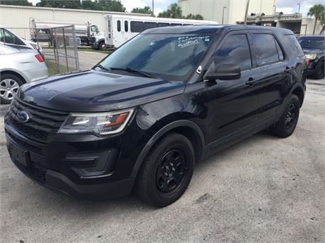 BIDERA Government Auctions - 2018 Ford Explorer Police Interceptor AWD