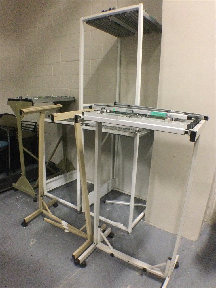 BIDERA Government Auctions - (06) Mobile Vertical File Carts For Plans