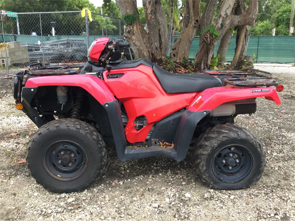 BIDERA Government Auctions - 2021 Honda Foreman Rubicon 4x4 DCT TRX520FA5