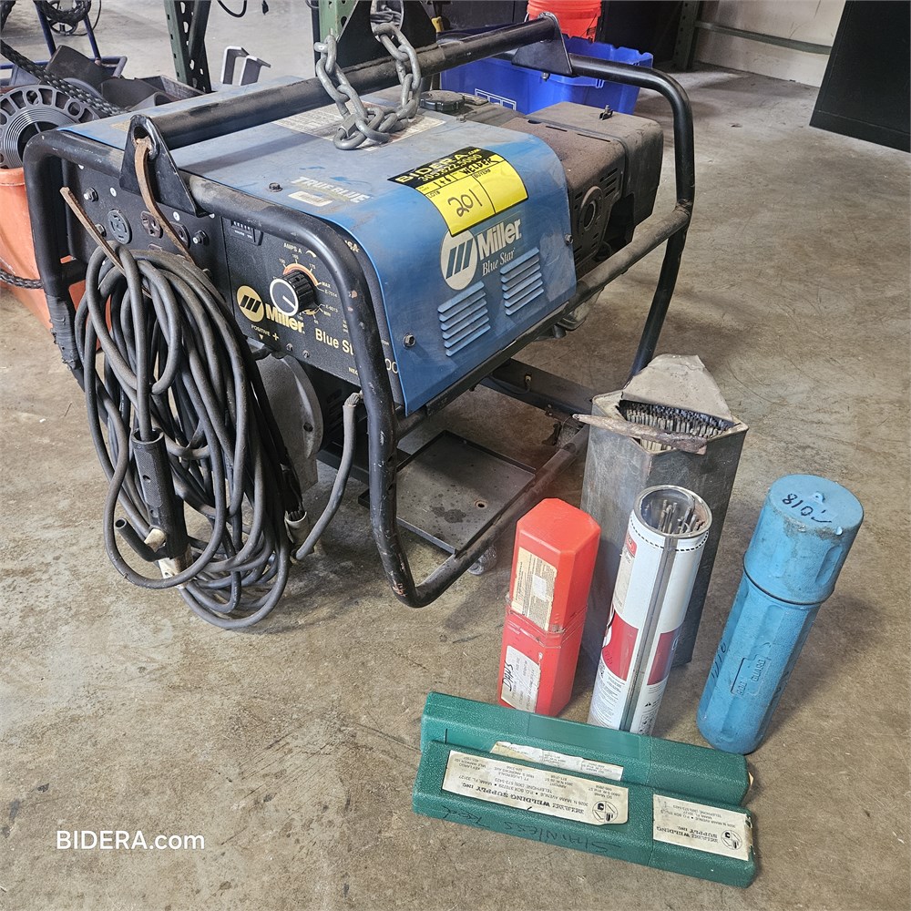 BIDERA Government Auctions - Miller Blue Star 6000 Welder / Generator