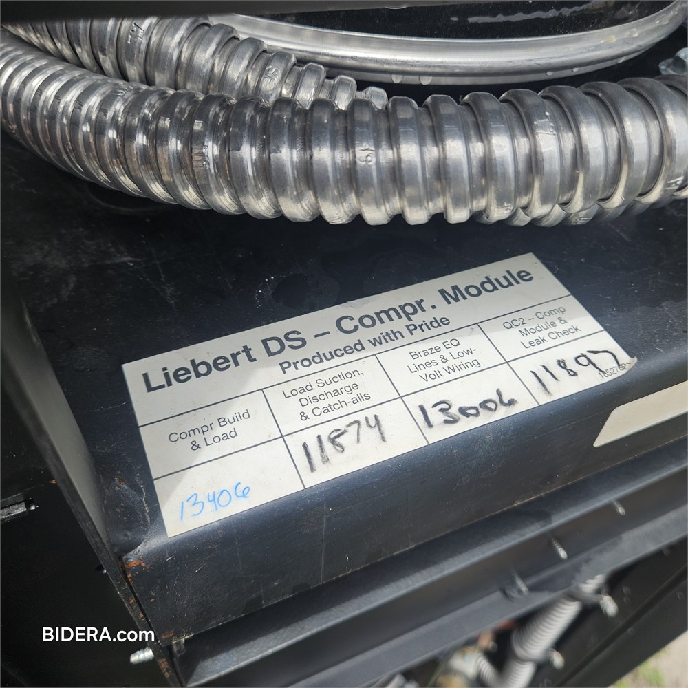 BIDERA Government Auctions - (2) Liebert 15 Ton Split Air Conditioning Unit