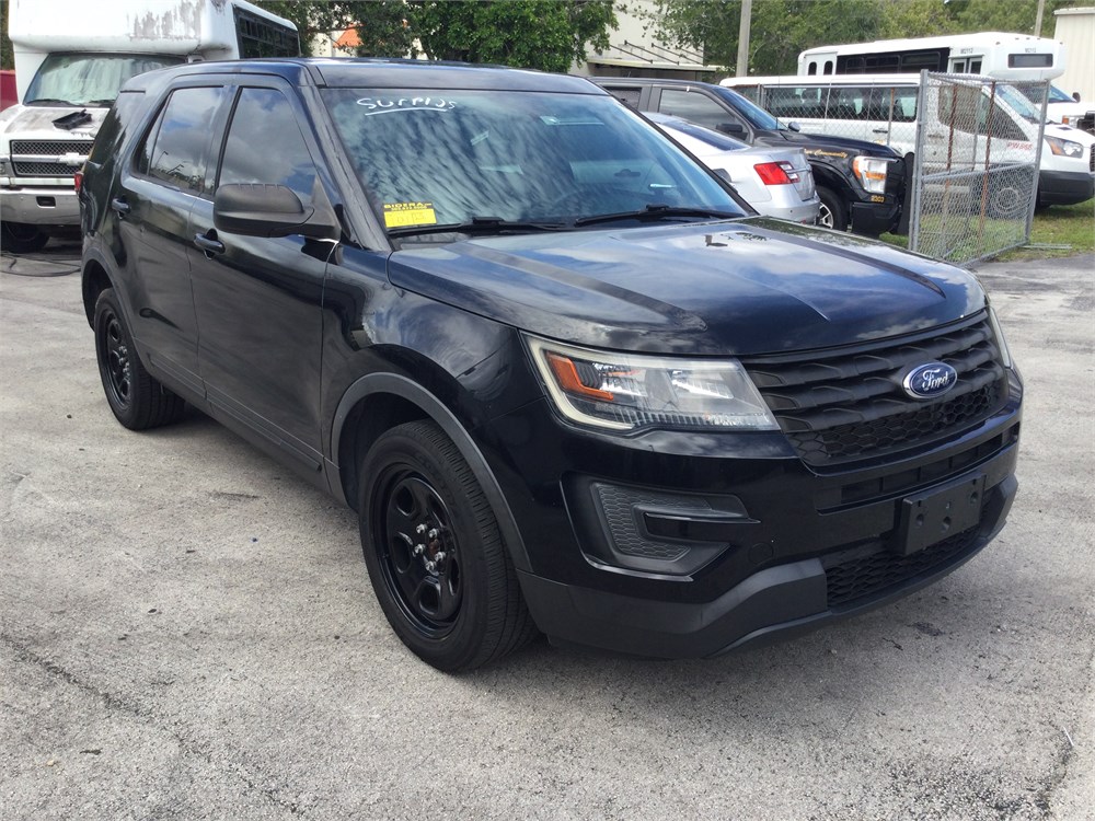 BIDERA Government Auctions - 2018 Ford Explorer Police Interceptor AWD
