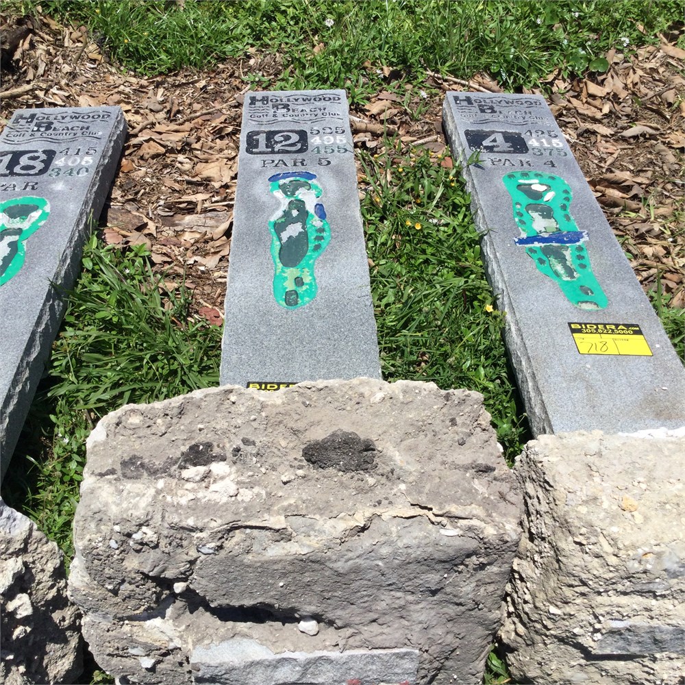 BIDERA Government Auctions - Hollywood Beach Golf Course Stone Marker