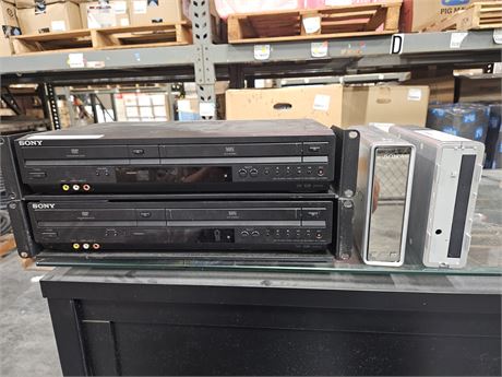 BIDERA Government Auctions - (2) Sony DVD / VHS Recorder SLV-D380P (2 ...