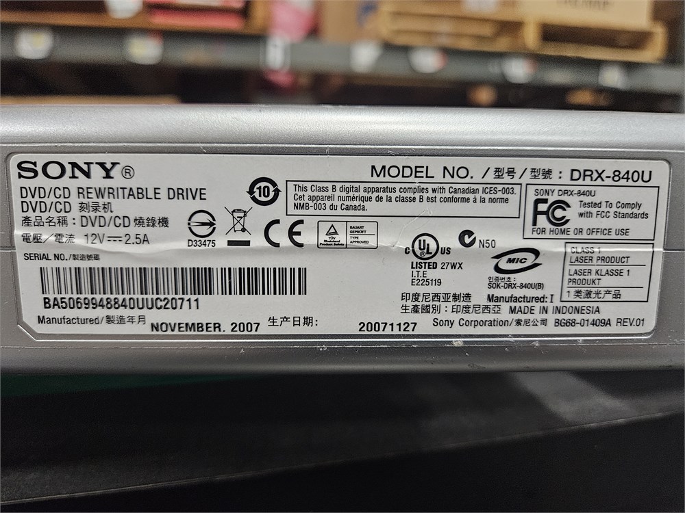 BIDERA Government Auctions - (2) Sony DVD / VHS Recorder SLV-D380P (2 ...