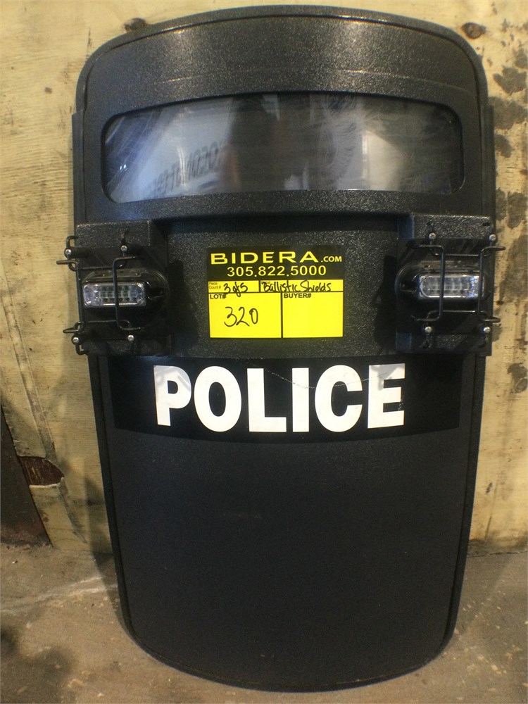 BIDERA Government Auctions - (5) Ballistic Tactical Police Riot Shields