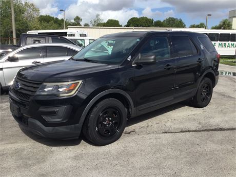 BIDERA Government Auctions - 2018 Ford Explorer Police Interceptor AWD