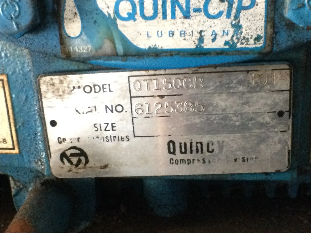 BIDERA Government Auctions - Quincy Climate Control Air Compressor