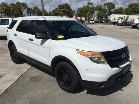 BIDERA Government Auctions - 2015 Ford Explorer Police Interceptor AWD ...