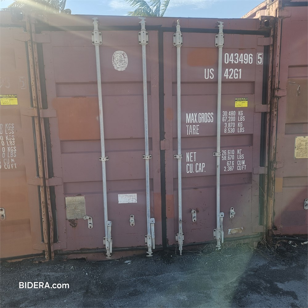 BIDERA Government Auctions - 1996 40' Container