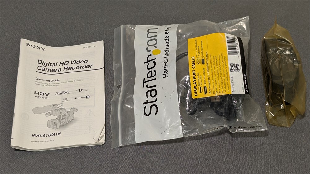 BIDERA Government Auctions - Sony HDV 1080i Model: HVR-A1U Video Camera